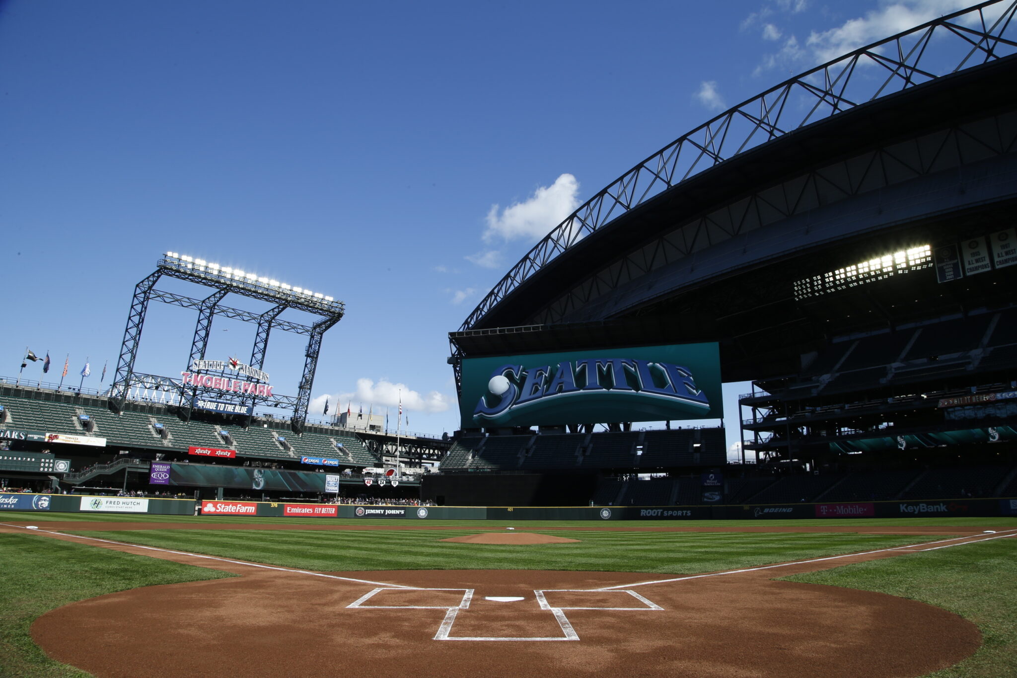 Baseball Field Home Plate View